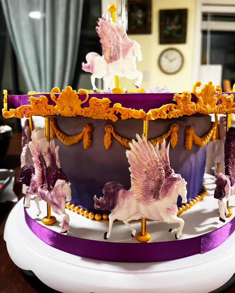 Pegasus Carousel for Terra – Mariah's Cakery